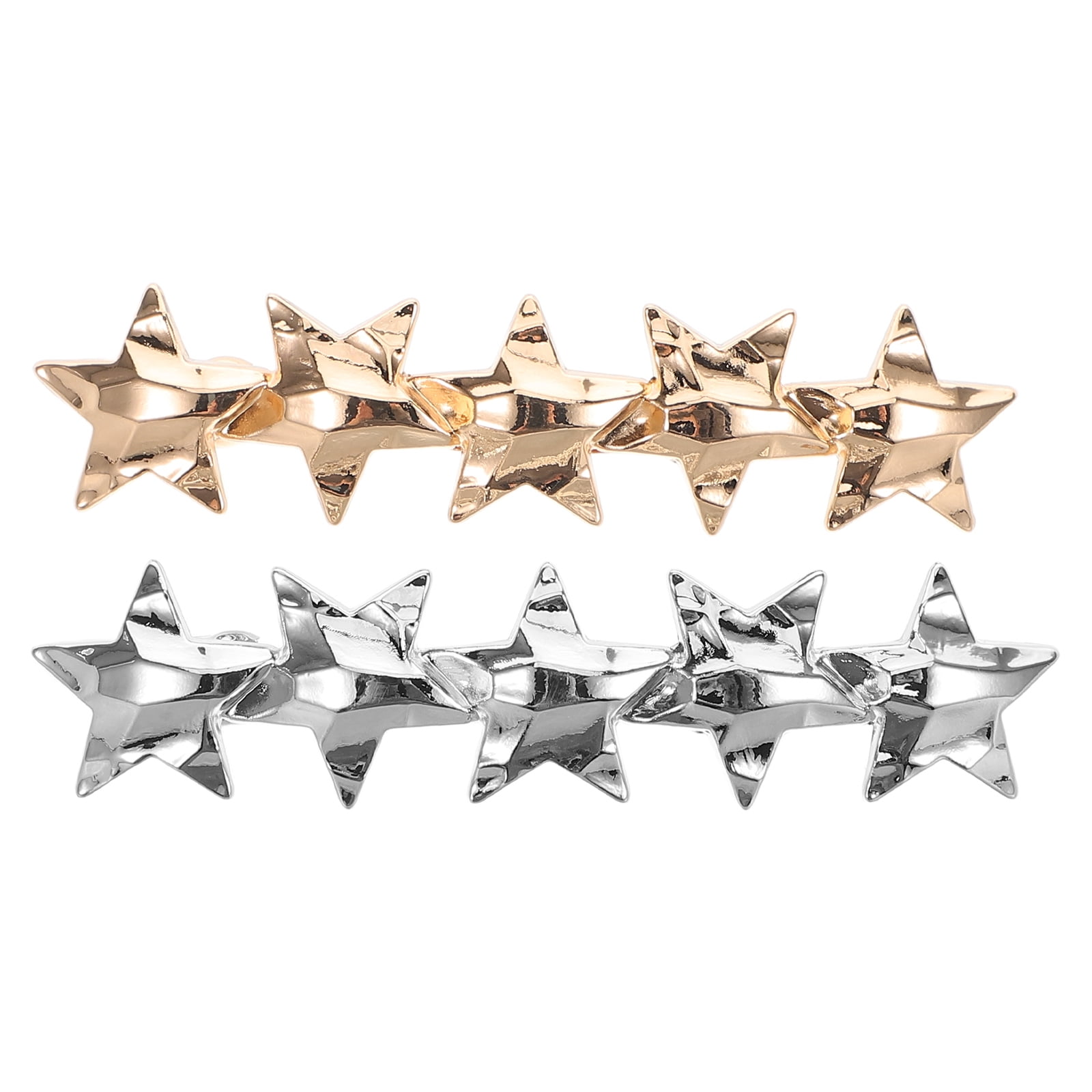2 PCS Star Hair Clips for Women Part Trailer Fixture Clamp Component ...
