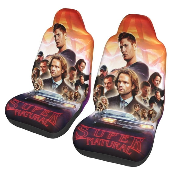 2 PCS Superna-Tura Car Seat Covers Cartoon Car Interior Seat ...