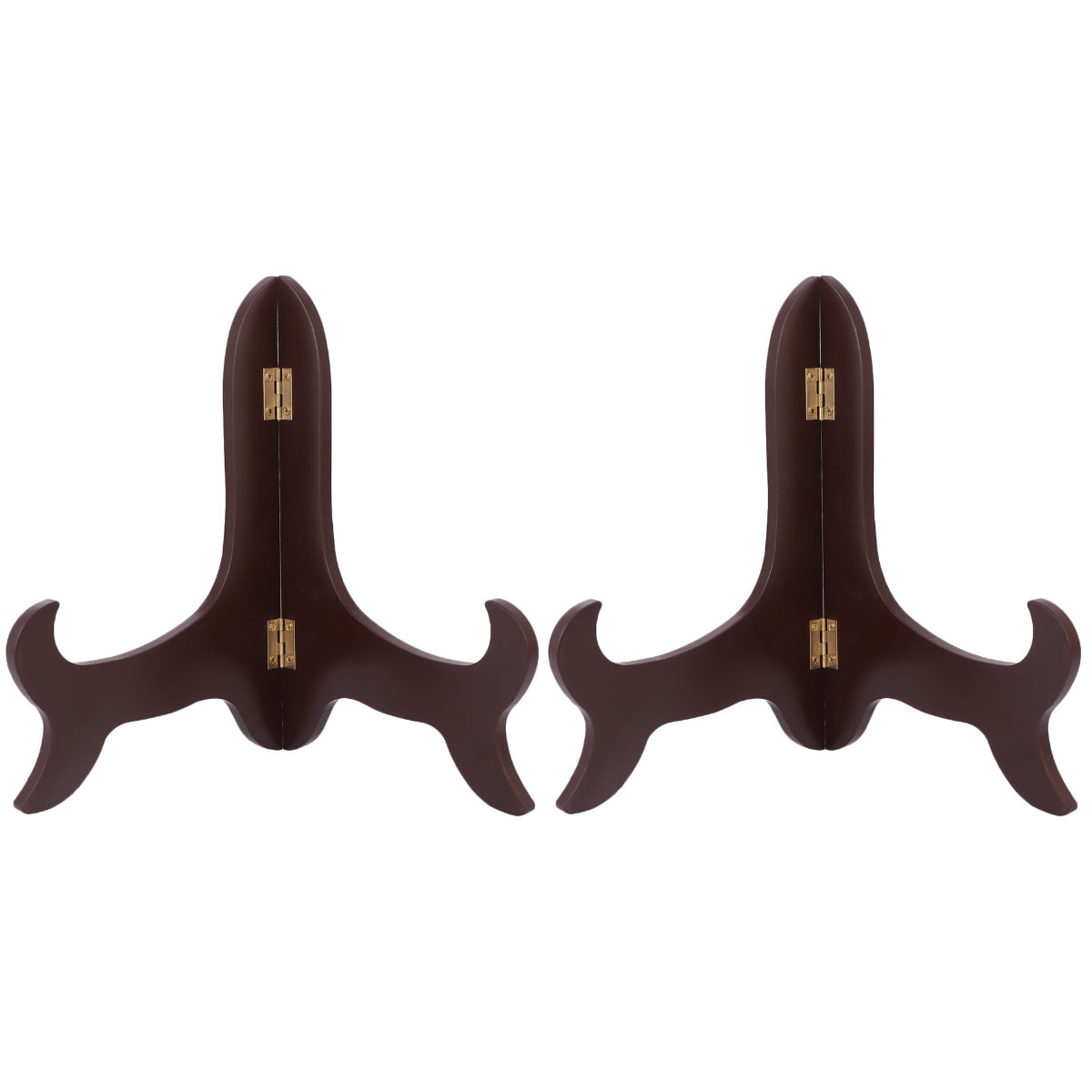 2 PCS Table Top Bookshelf Display Shelf Plate Display Wooden Display ...