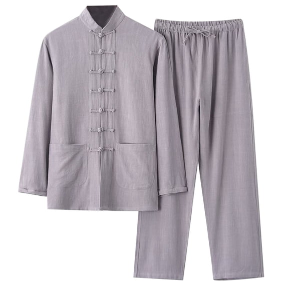 2 PCS Tai Chi Uniform Shirt Set - Qi Gong Martial Arts Wing Chun ...