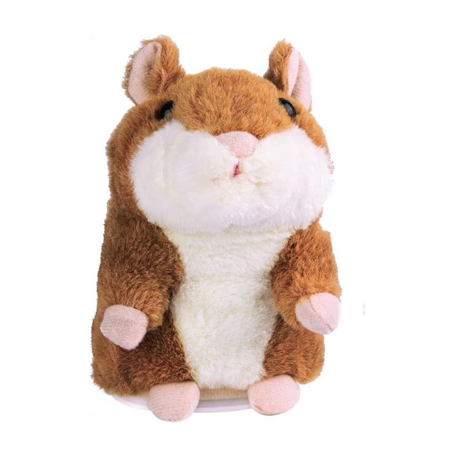 2 PCS Talking Hamster Toys,Kids Toddler Toys,Brown Plush Animal Talking ...