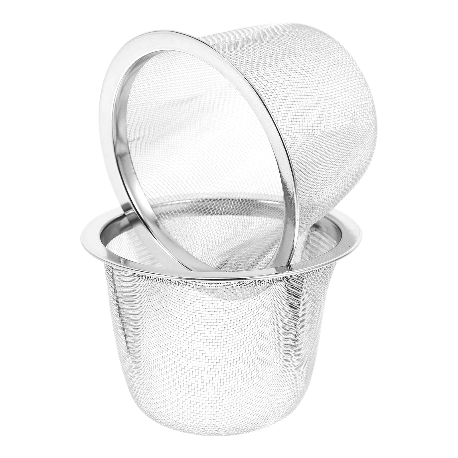 2 PCS Teapot Strainer Diffuser Electric Kettle Pots Filter Silver ...