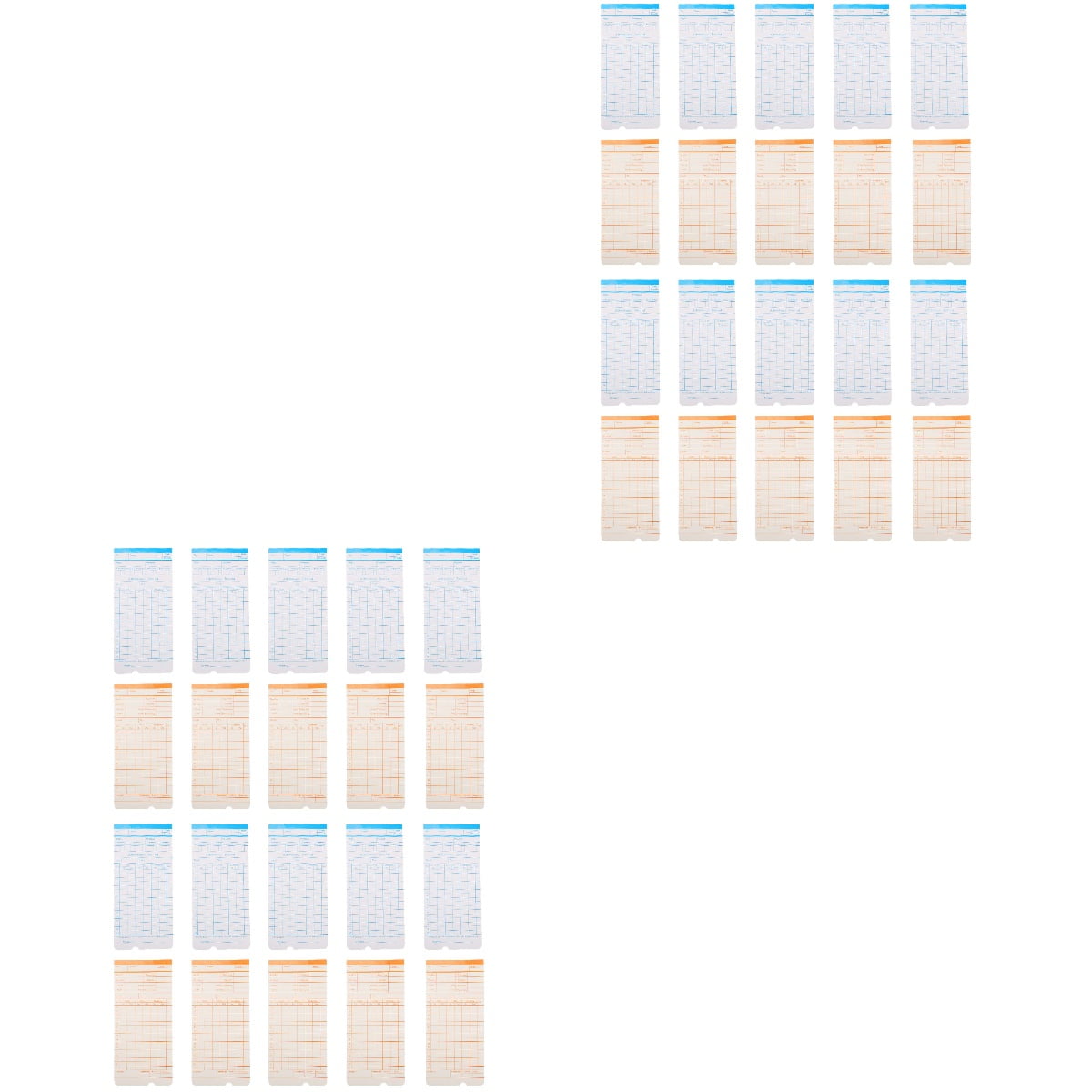 2 PCS Thermal Clock in Card Puppy Whelping Charts Time Attendance ...