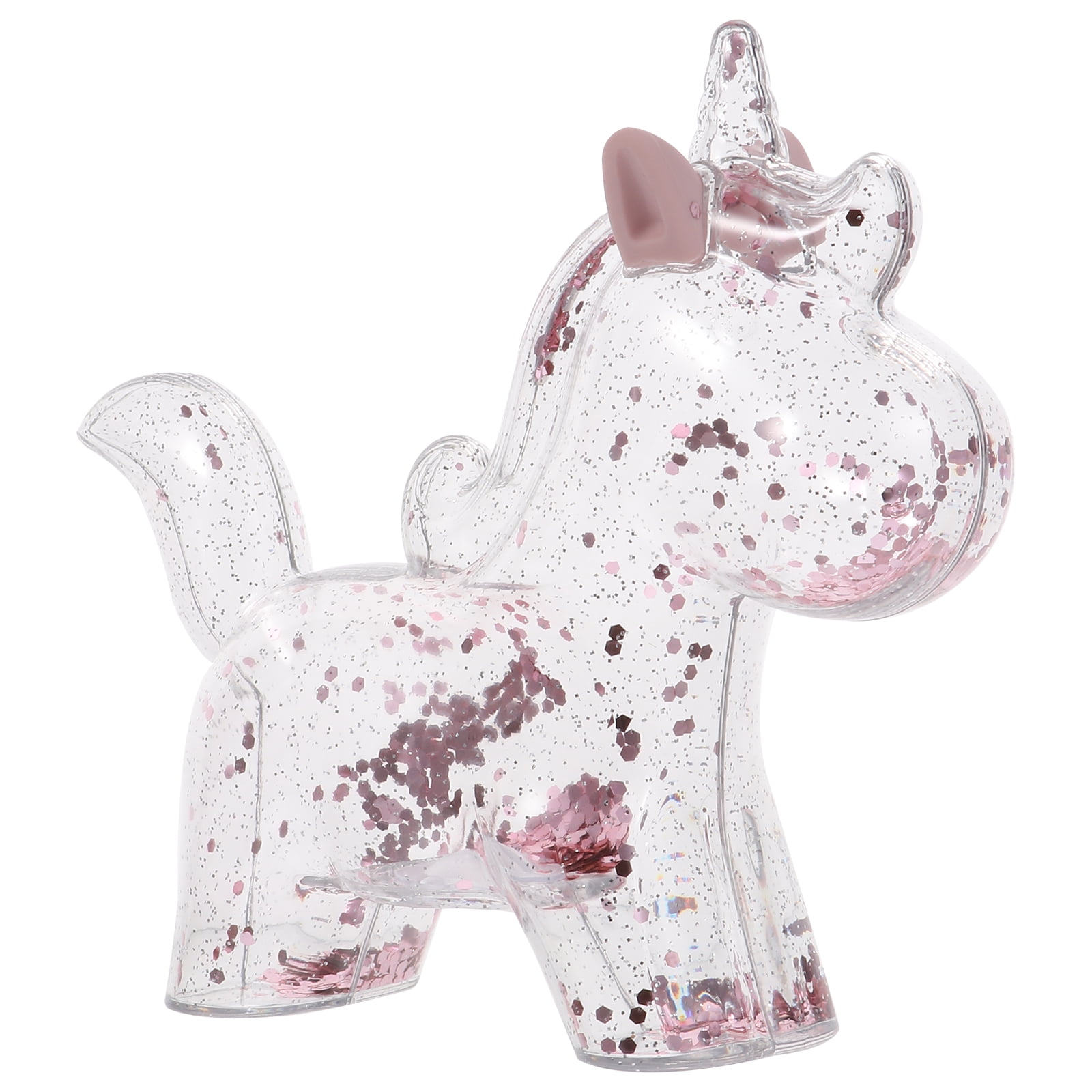 2 PCS Tin Favor Unicorn Money Bank Transparent Coin Kids Piggy ...