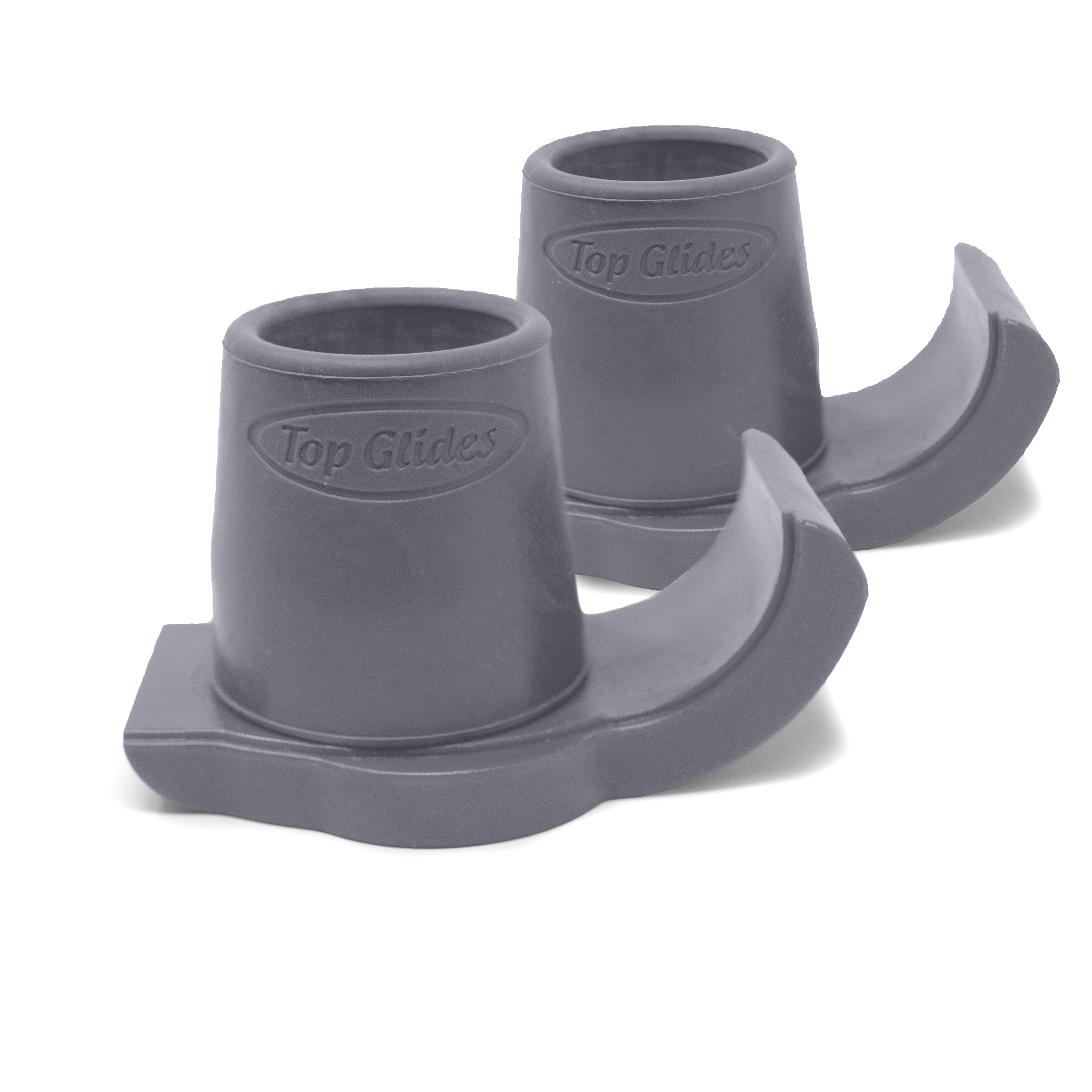 2 PCS Top Glides DuraSki Heavy Duty Walker Glide Skis - 1 Pair (Gray ...
