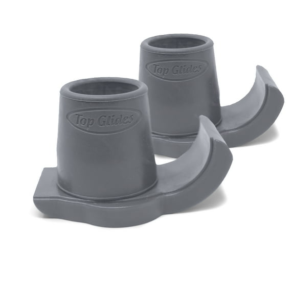 2 PCS Top Glides DuraSki Heavy Duty Walker Glide Skis - 1 Pair (Gray ...