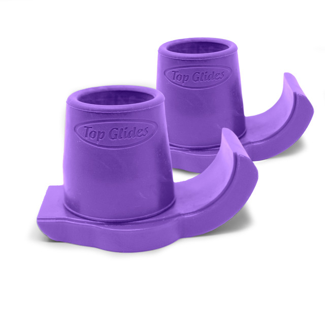 2 PCS Top Glides DuraSki Heavy Duty Walker Glide Skis - 1 Pair (Purple ...