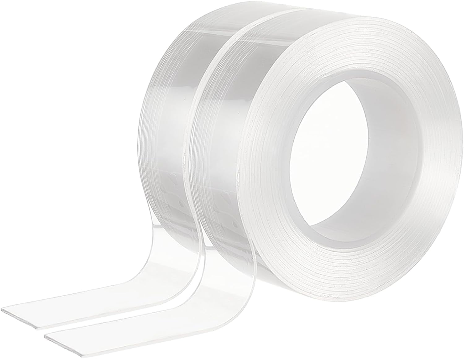 2 PCS Transparent Curtain Glide Tape: Adhesive Drapery Ring Slide Tapes ...
