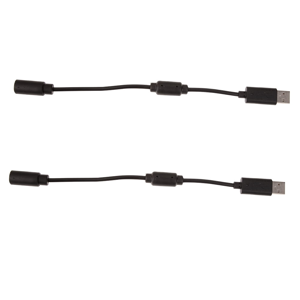 2 PCS USB Breakaway Adapter Cable for Xbox 360 Wired Controllers ...