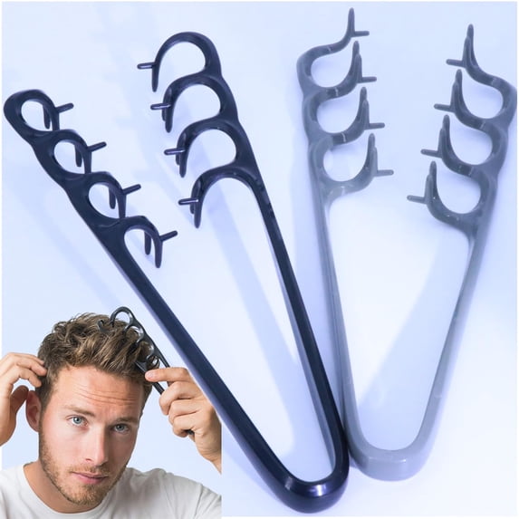 2 PCS Upgraded Texture Comb, Volumizing Root Lift Tool for Messy ...