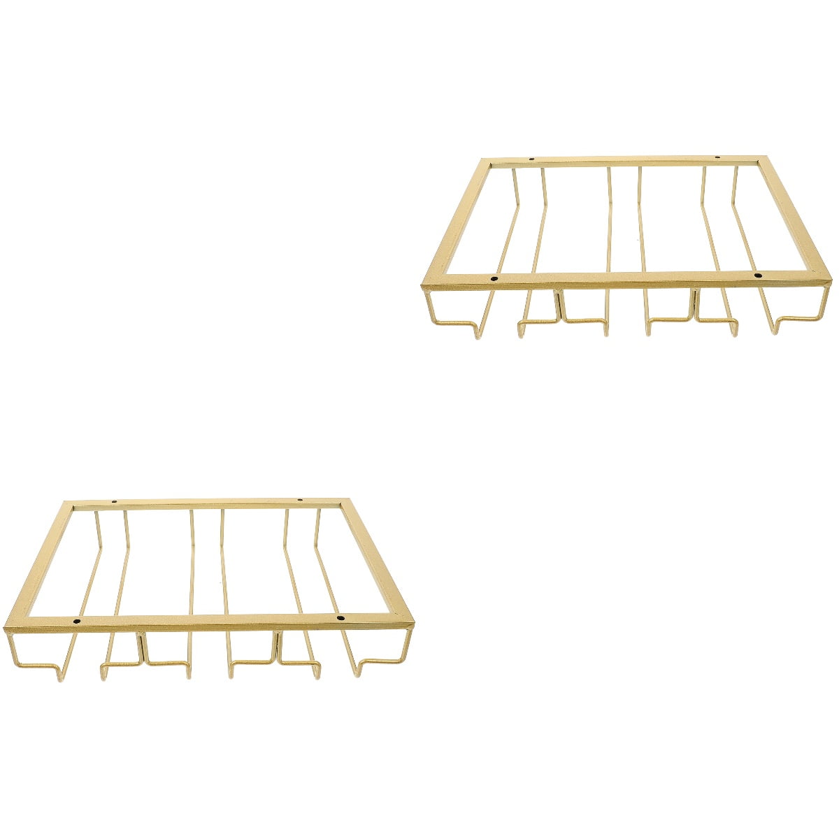 2 PCS Upside Down Cup Rack Wire Hanger Goblet Holder Hanging - Walmart.com
