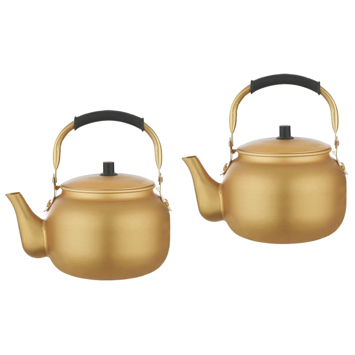 2 PCS Vintage Aluminum Kettle Portable Stove Water Kettle Kitchen ...