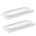2 PCS Water Absorbing Diatomite Coasters, Stone Drying Mat for Kitchen ...