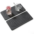 2 PCS Water Absorbing Diatomite Coasters, Stone Drying Mat for Kitchen ...