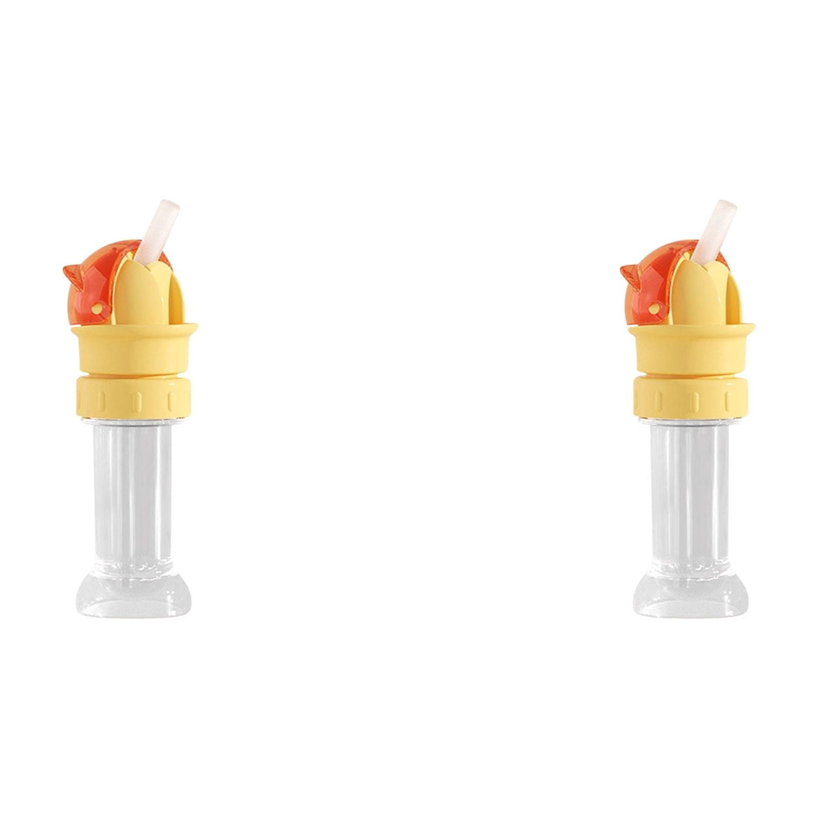 2 PCS Water Bottle Spout Conversion Cap with Straw, 2026 New Soft Straw ...
