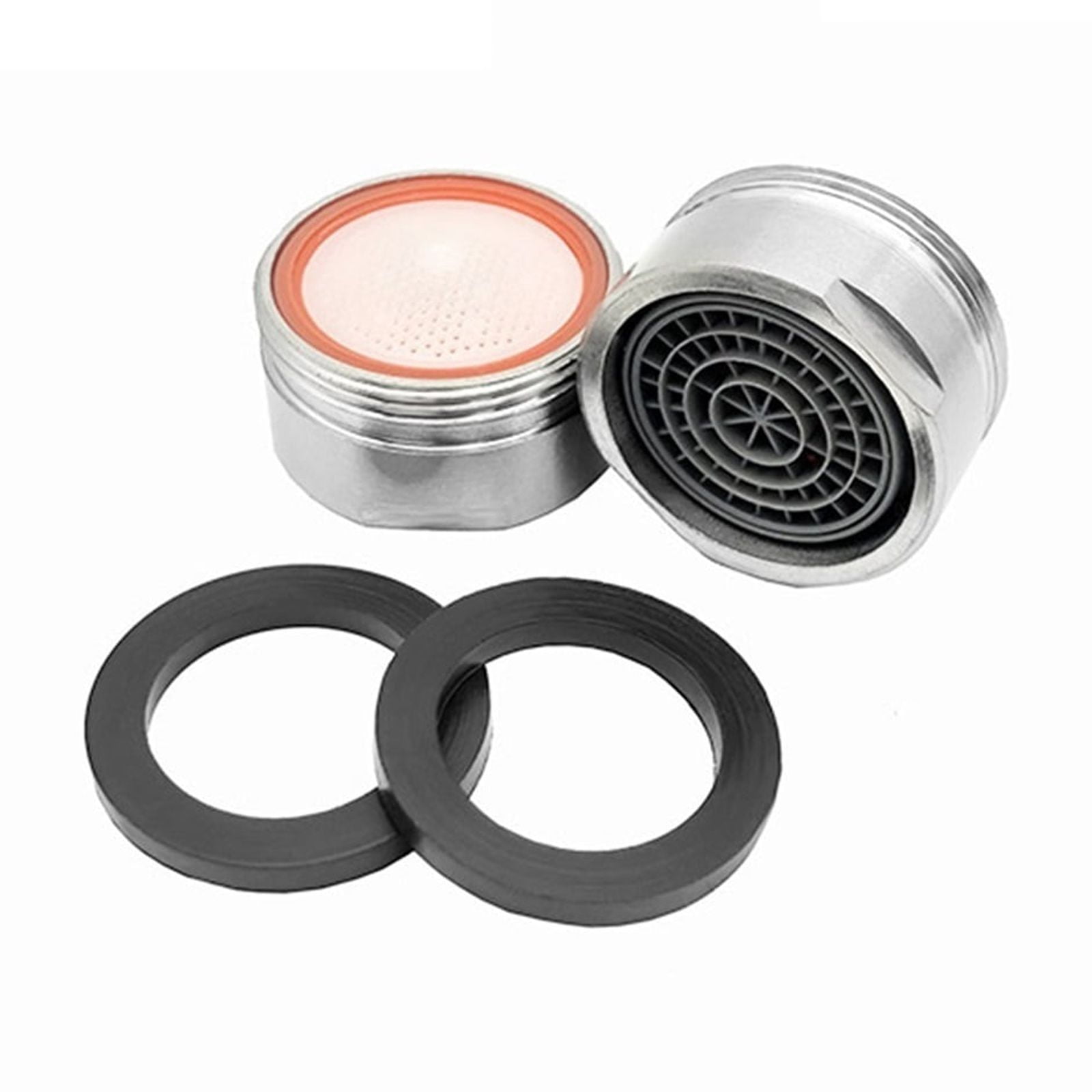 2 PCS Water Saving Kitchen Sink Faucet Aerator Stainless Steel Shell ...