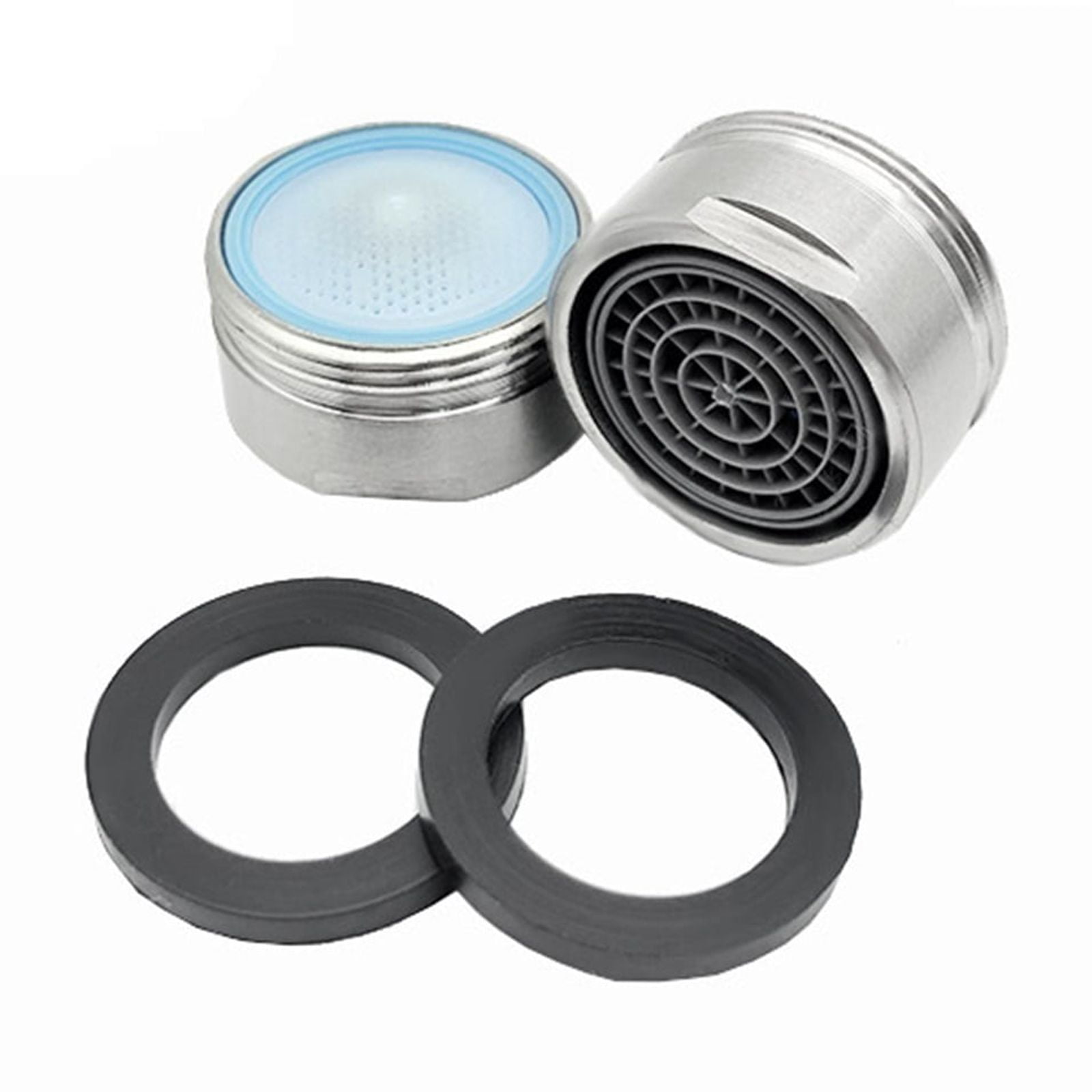 2 PCS Water Saving Kitchen Sink Faucet Aerator Stainless Steel Shell ...