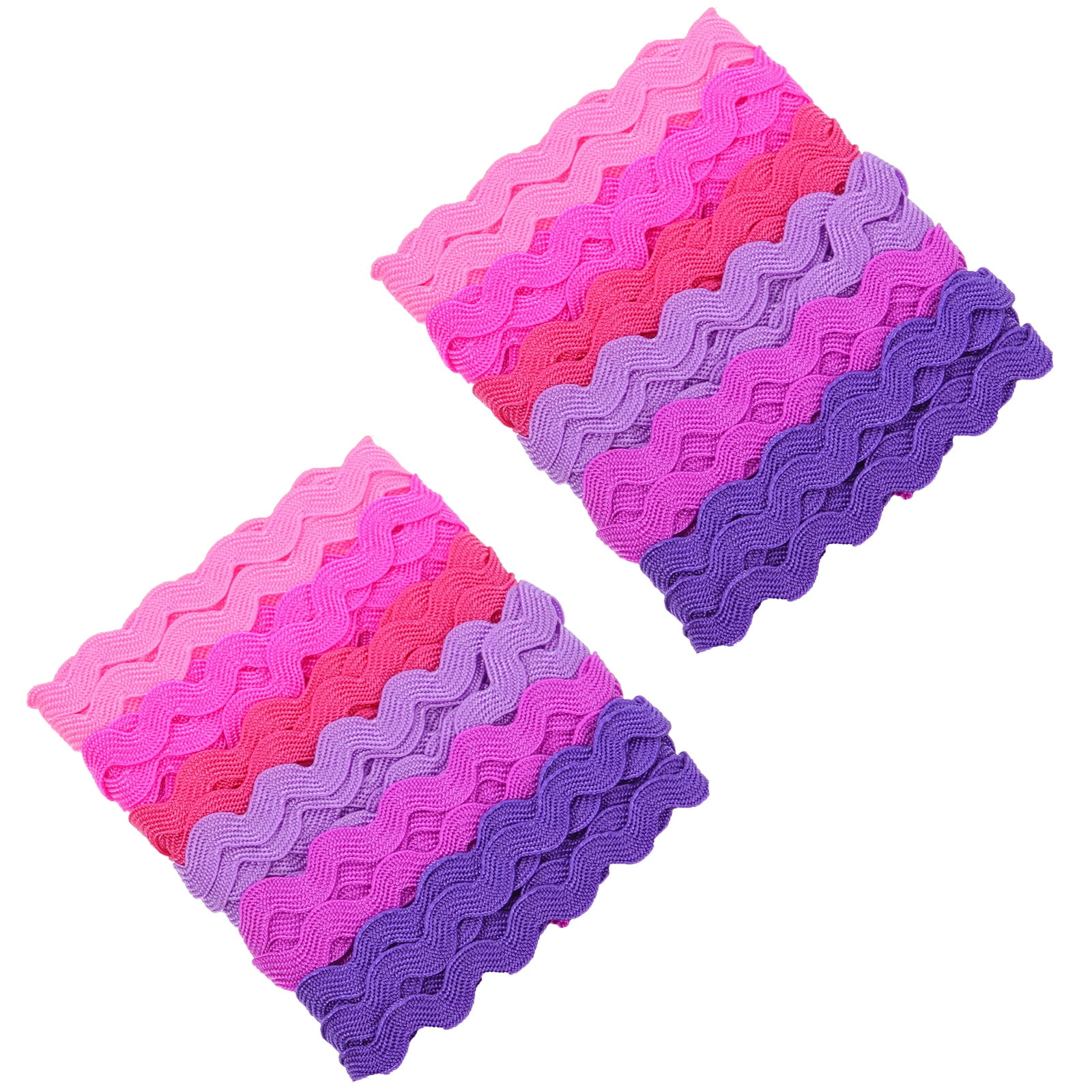2 PCS Water Wave Edge Webbing Decor Embroidery Trim Wavy Ribbon DIY ...