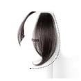 2 PCS Wavy Side Bangs Clip-In Synthetic Hair Wigs Extensions for Women ...