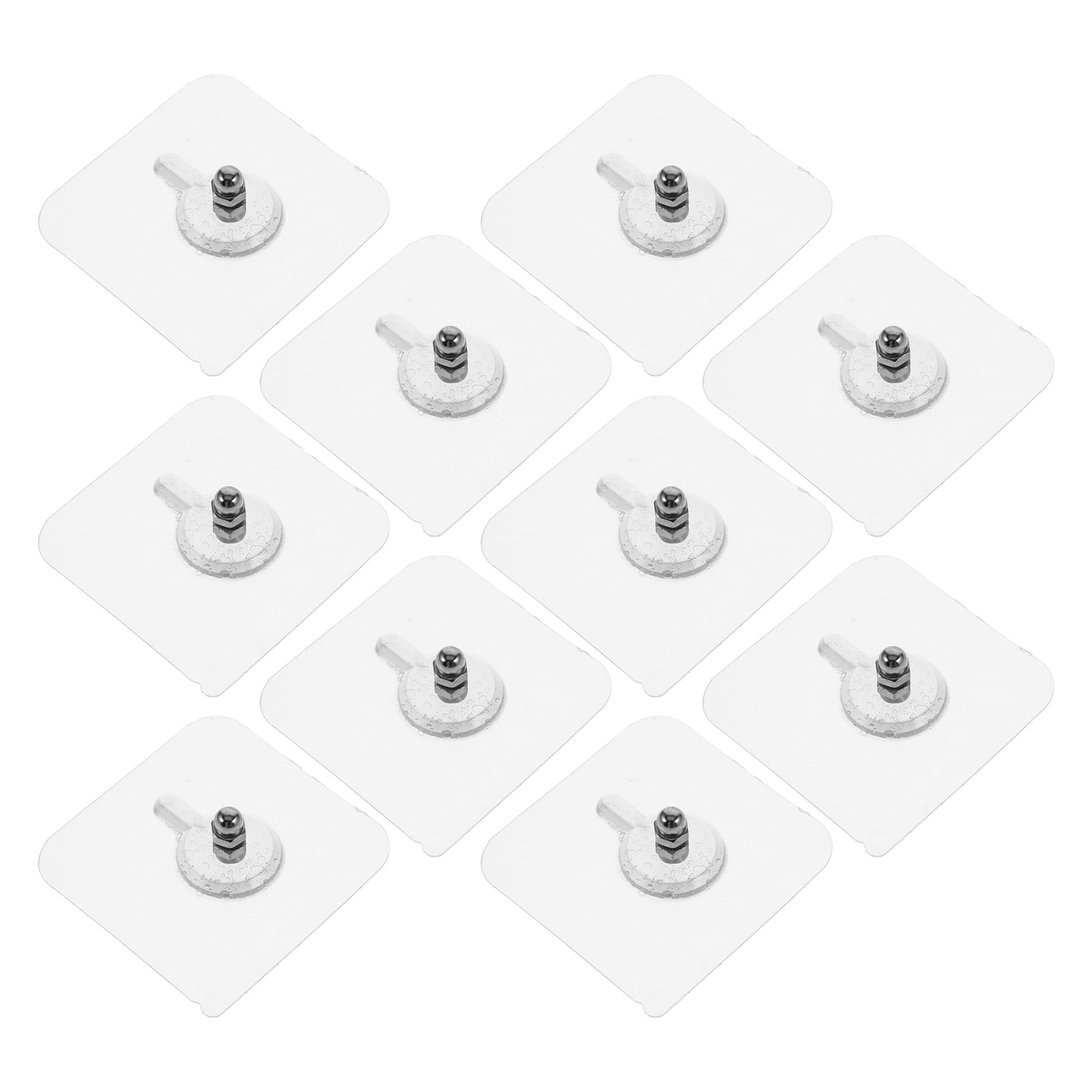 2 PCS White Hangers No Trace Screw Sticker Wall Hooks Child - Walmart.com