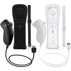 Wii Motion Plus Adapter, 2-Pack, White, Enhanced Accuracy for Original ...