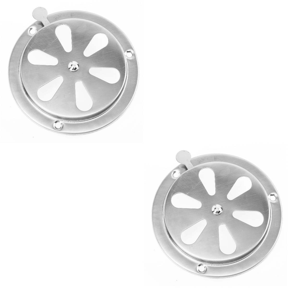 2 PCS Window Blinds for Home Airflow Grille Vent Louvered Ventilation ...