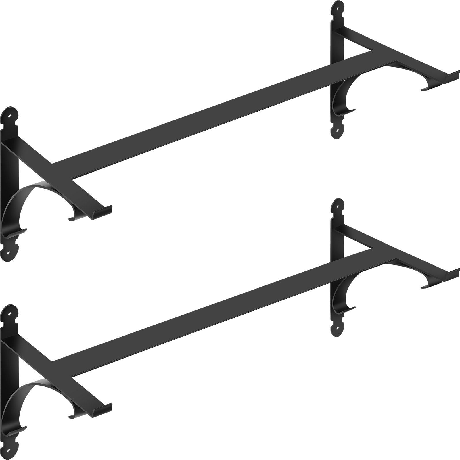 2 PCS Window Box Brackets 88lbs Planter Box Brackets 24 x 10.5 x 10 in ...