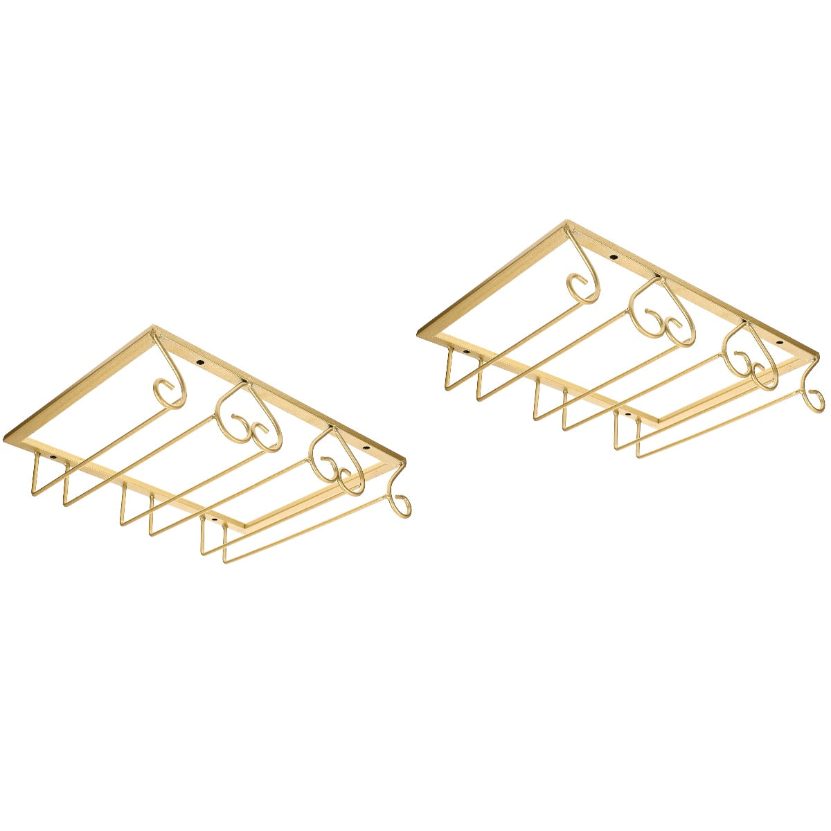 2 PCS Wine Glass Rack Goblets Rack Cup Hanging Rack Wine Glass Holder ...