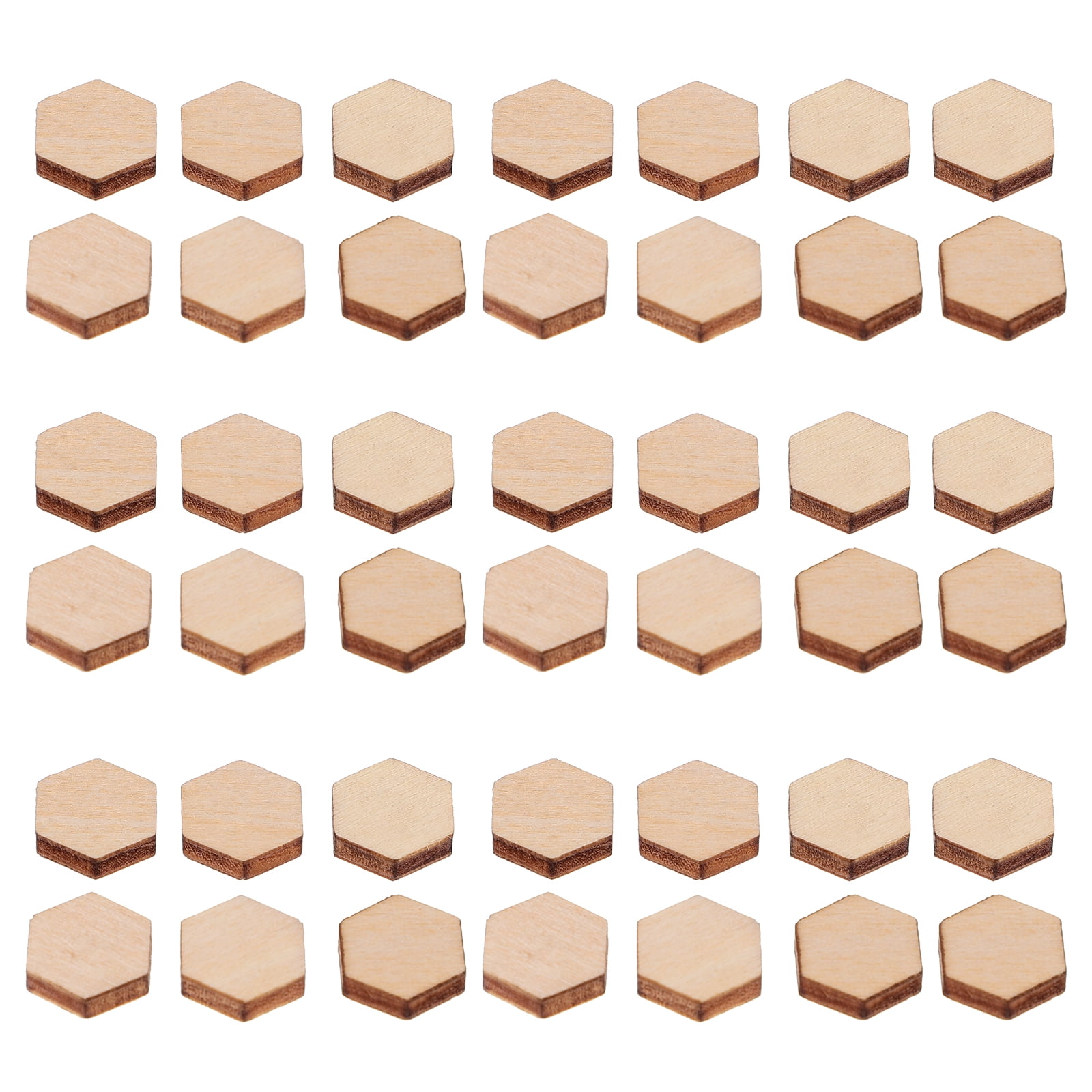 KALLORY Beech Wooden Hexagonal Pieces For Birthday 400 Pcs - Walmart.com
