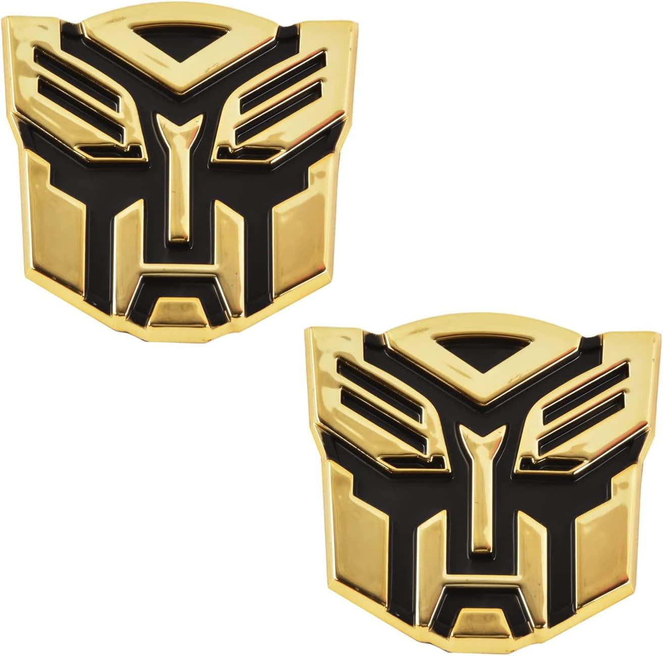 2 PCS in Set Transformers Emblem - 4" Tall for Car Autobot Sticker Pair ...