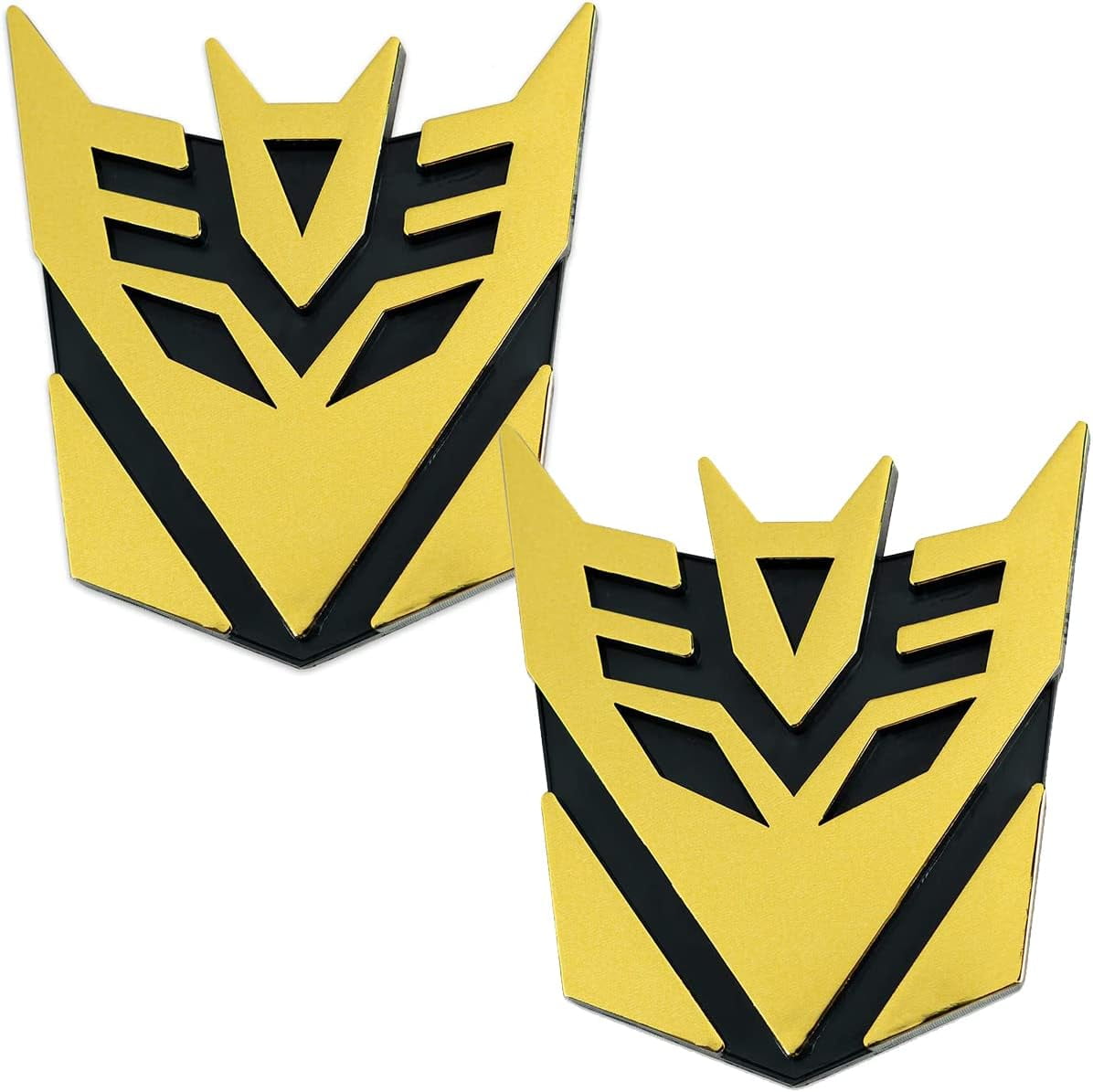 2 PCS in Set Transformers Emblem - 4" Tall for Car Decepticon Sticker ...
