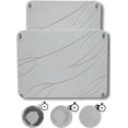 2 PCs Nesting Stone Drying Mat for Kitchen Counter - Fast, Heat ...