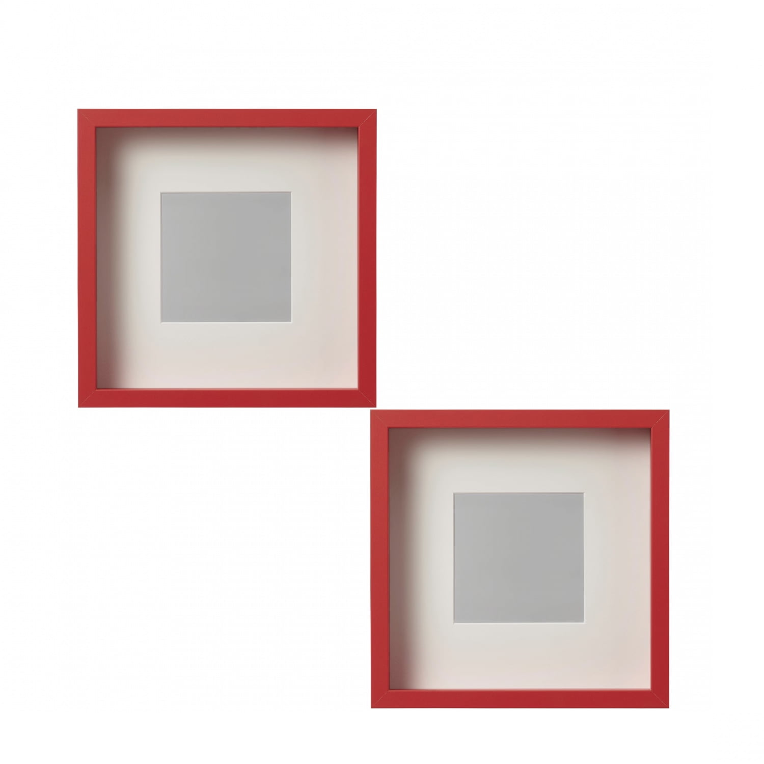 2 PCs frame, red, 9 shelf X9 shelf "inch square frame for wall mounting ...