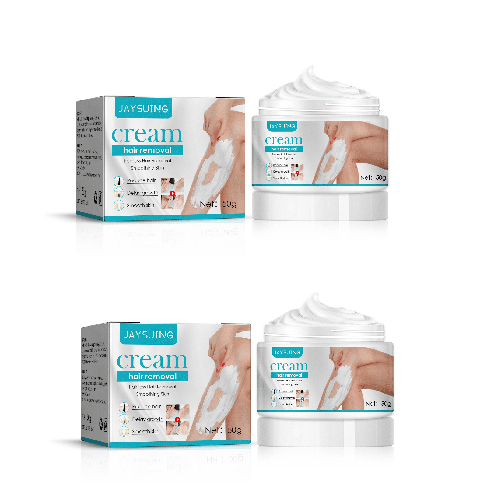 2 PCs jaysuing depilatory cream full body armpit hand hair foot hair ...
