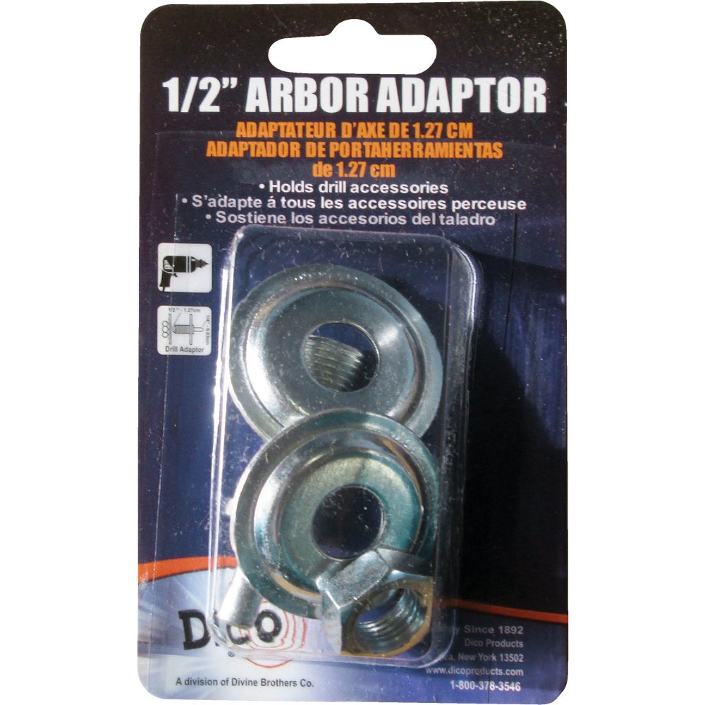 2 PK, Dico 7600071-Dico 1/2 In. Arbor Adapter - Walmart.com