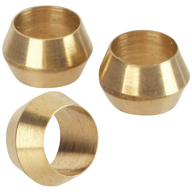 2 Pcs Do It 1/4 In. Brass Compression Sleeve (3-Pack) - Walmart.com