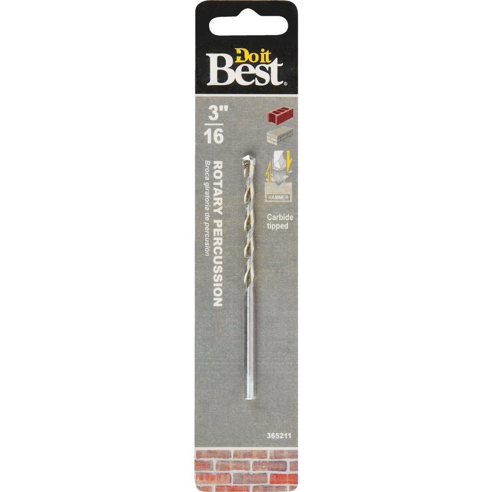 2 PK, Do it Best 201091DB-Do it Best 3/16 In. x 4 In. Rotary Percussion ...