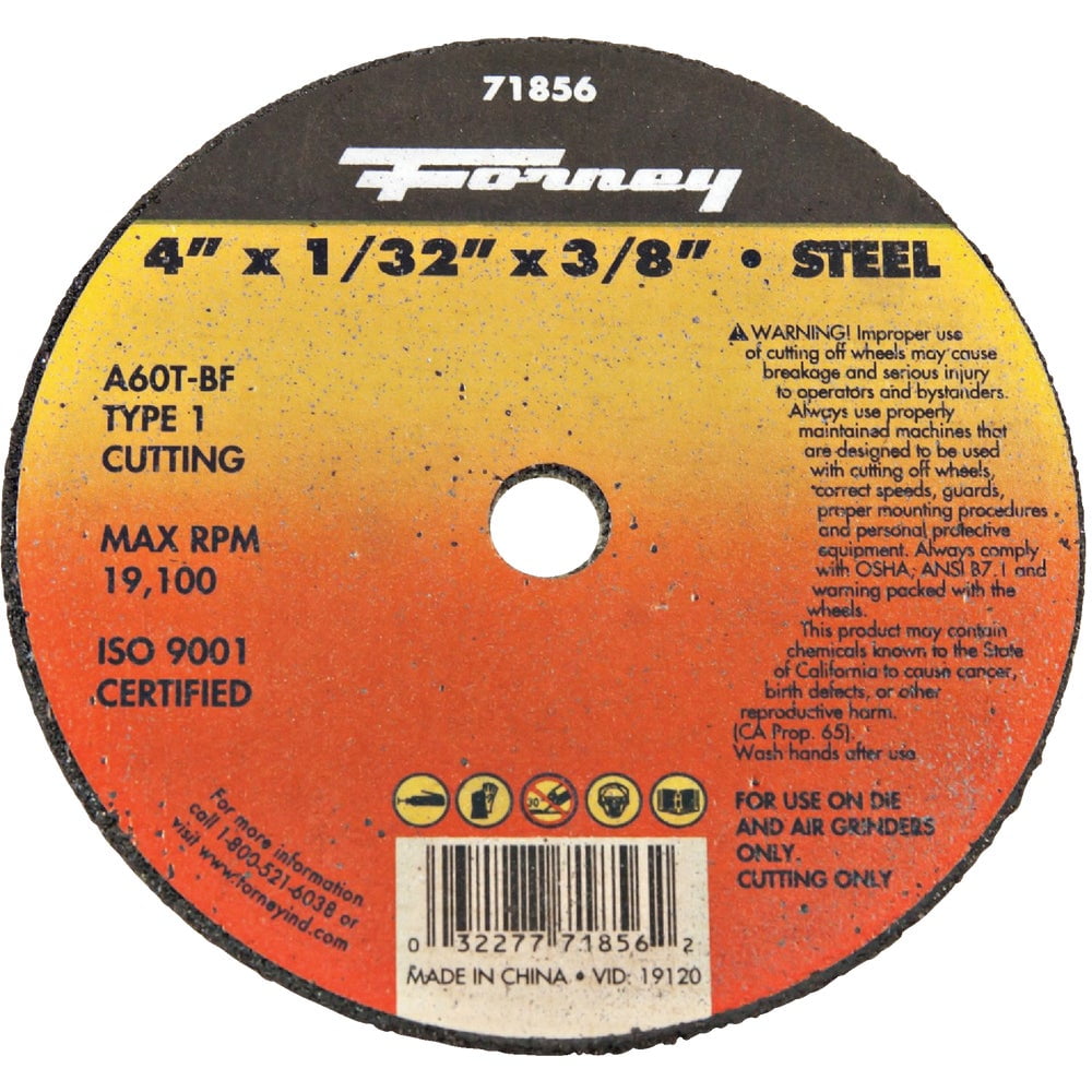 2 PK, Forney 71856-Forney Type 1 4 In. x 1/32 In. x 3/8 In. SteelCut ...