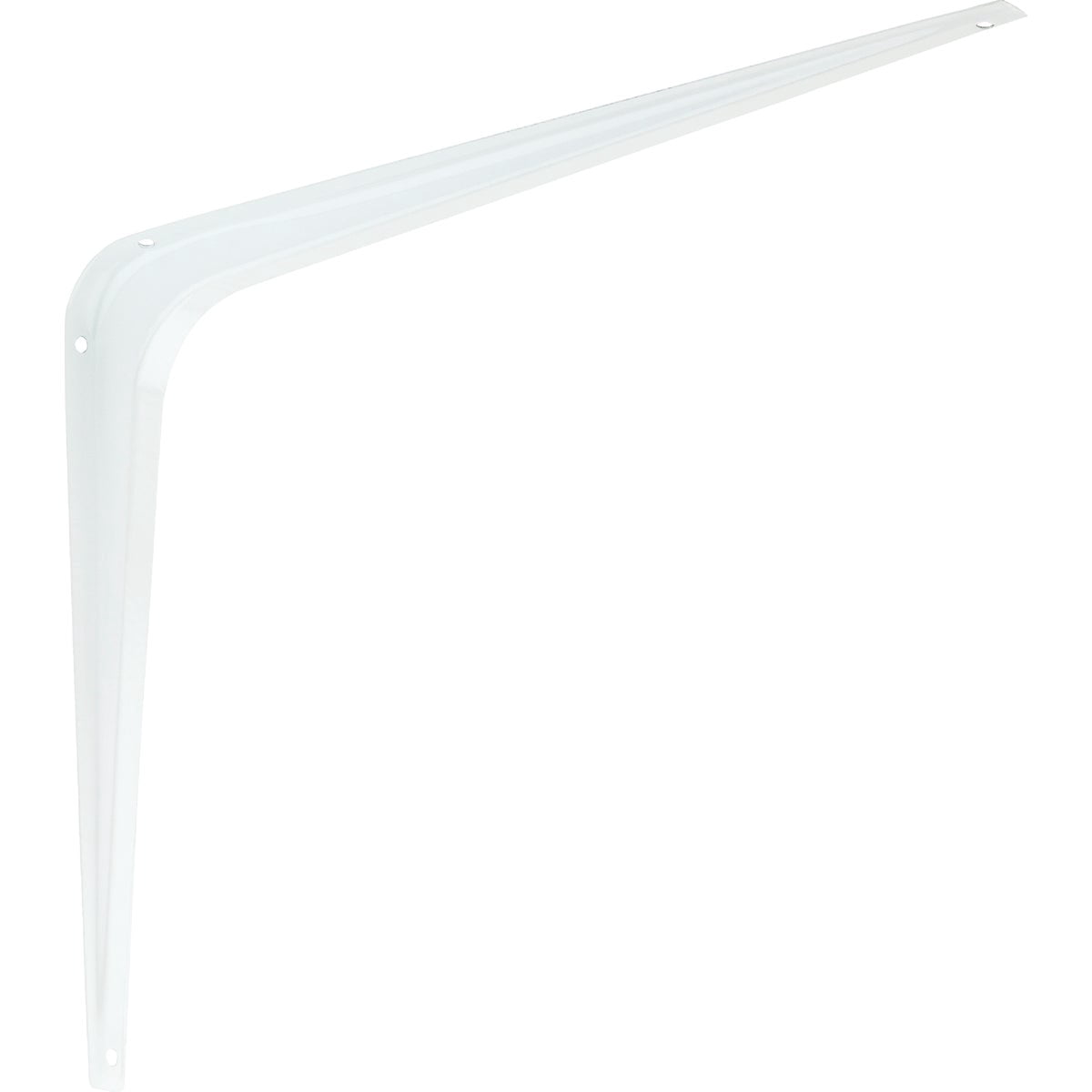 2 PK, National 211 10 In. D. x 12 In. H. White Steel Shelf Bracket ...