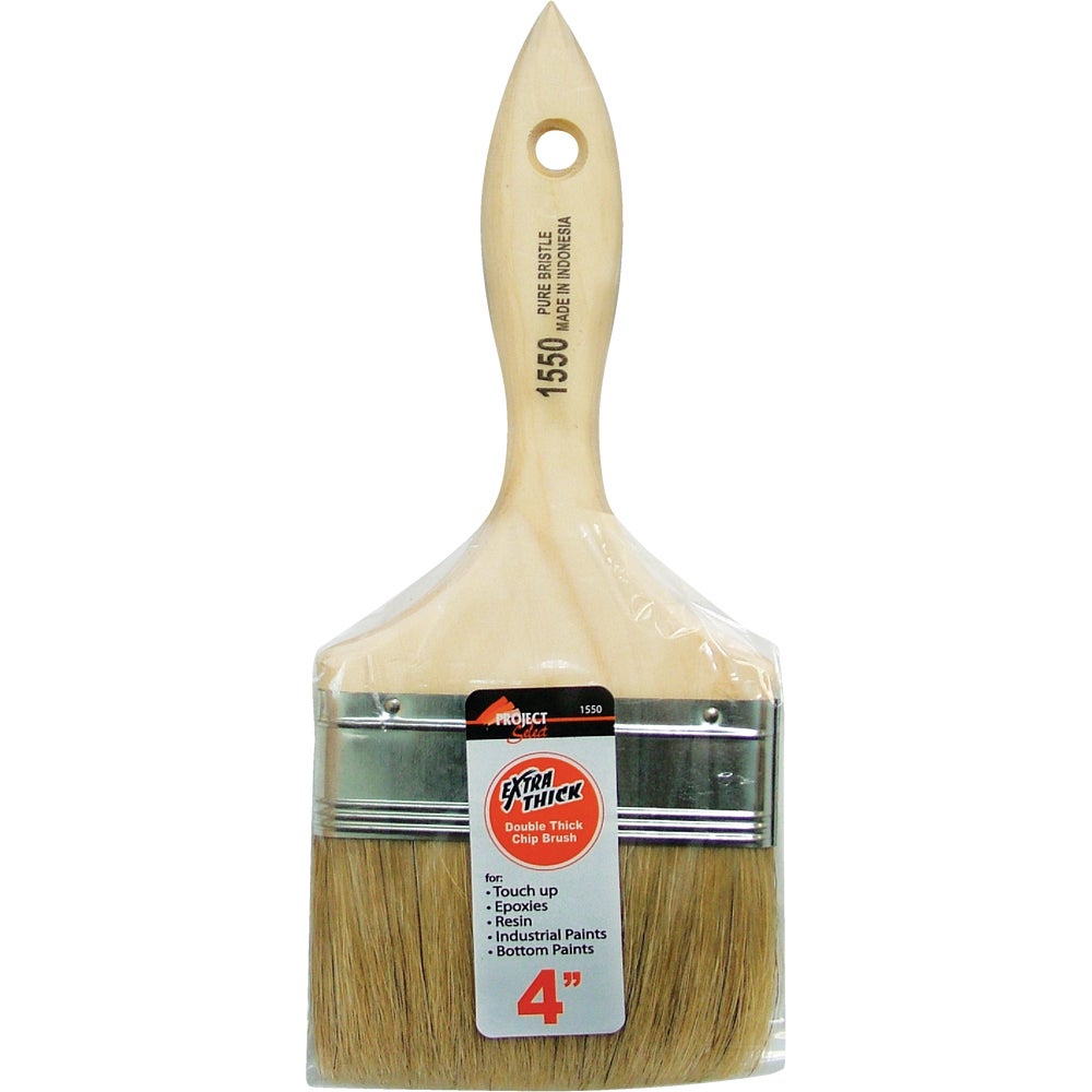 2 Pcs Project Select 4 In. Double Thick Chip Paint Brush - Walmart.com