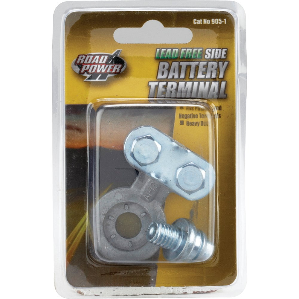 Side post battery connectors store