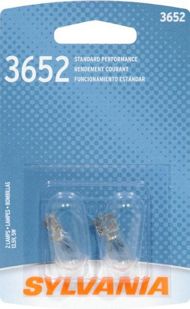 2-PK SYLVANIA 3652 Basic Automotive Light Bulb - Walmart.com