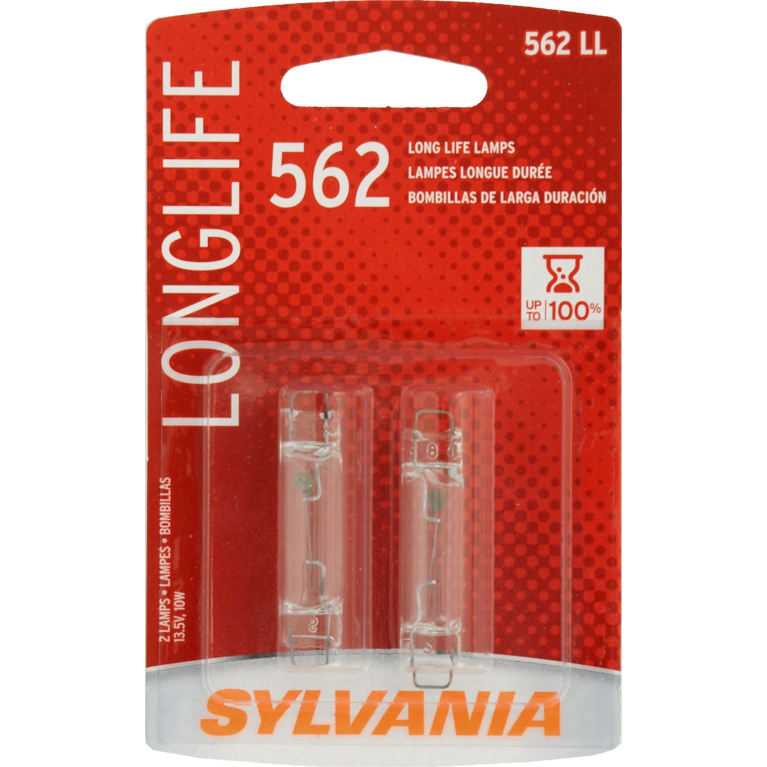 2-PK SYLVANIA 562 Long Life Automotive Light Bulb - Walmart.com