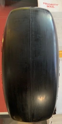 (2-PK-Set) New Smooth 4.10/3.50-4 Flat Free tires fits Toro Time Cutter ...