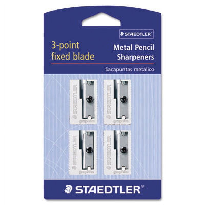 2 PK,Staedtler Handheld Metal Pencil Sharpener, 1.13 x 0.63 x 0.5 ...