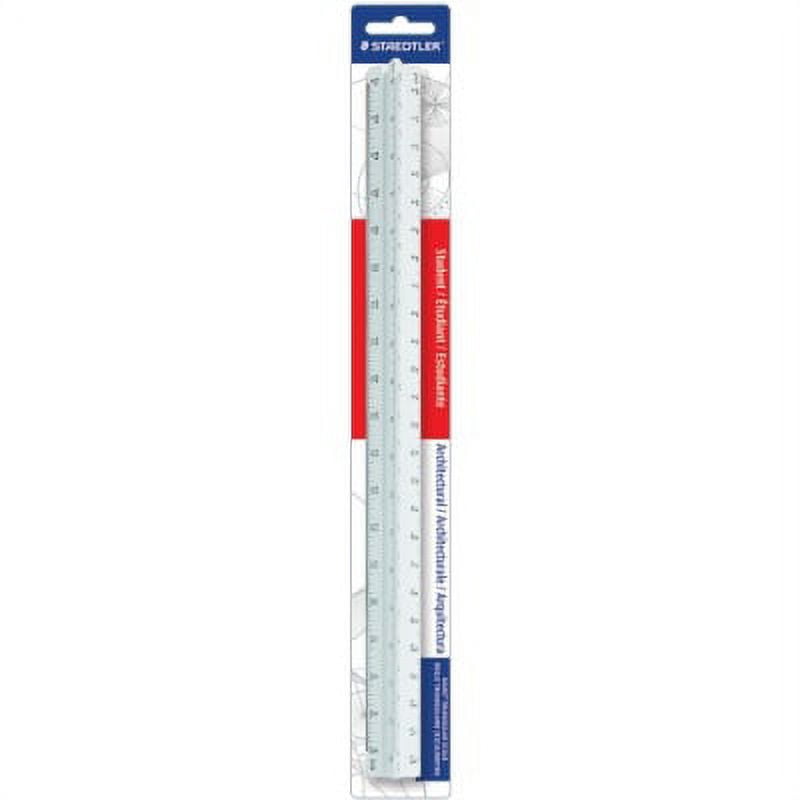 2 PK,Staedtler Student Series 12" Triangular Scale (9871931BK ...