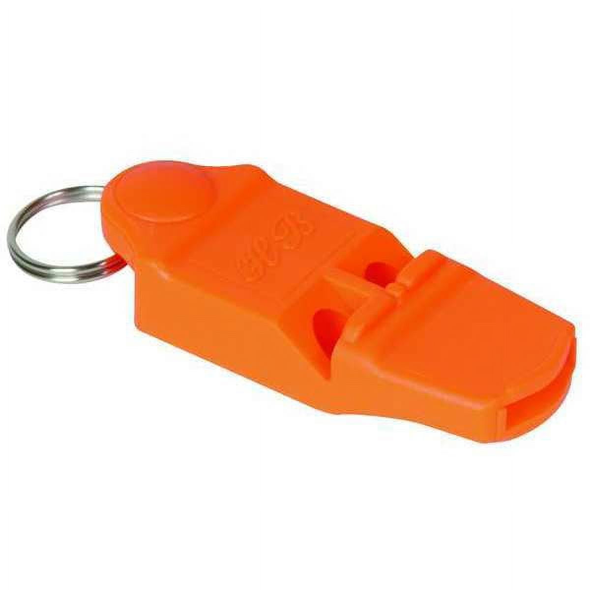 2 PK ZoroSelect Whistle, Orange, ABS Plastic, Includes Wire Key Ring ...