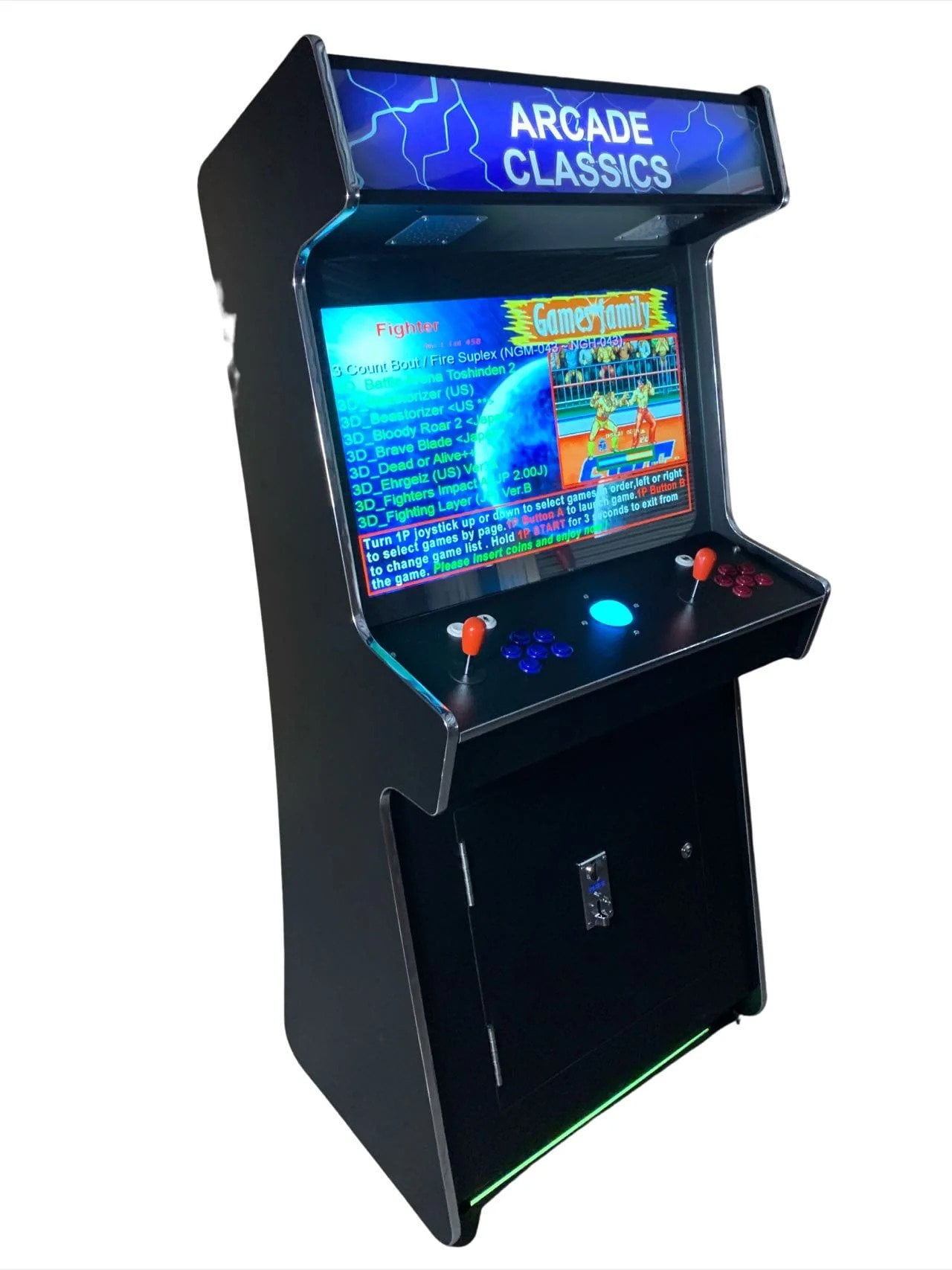 2 PLAYER STANDUP Arcade Machine 4600 Games Multi-cade Upright Retro ...
