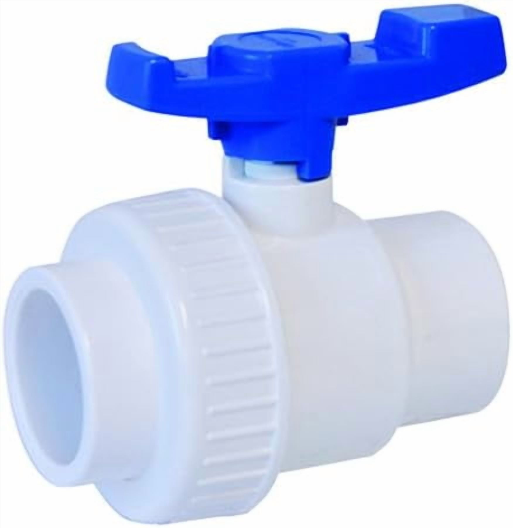 2" PVC Single Union Ball Valve Skt x Skt$$Plumbing & HVAC - Walmart.com
