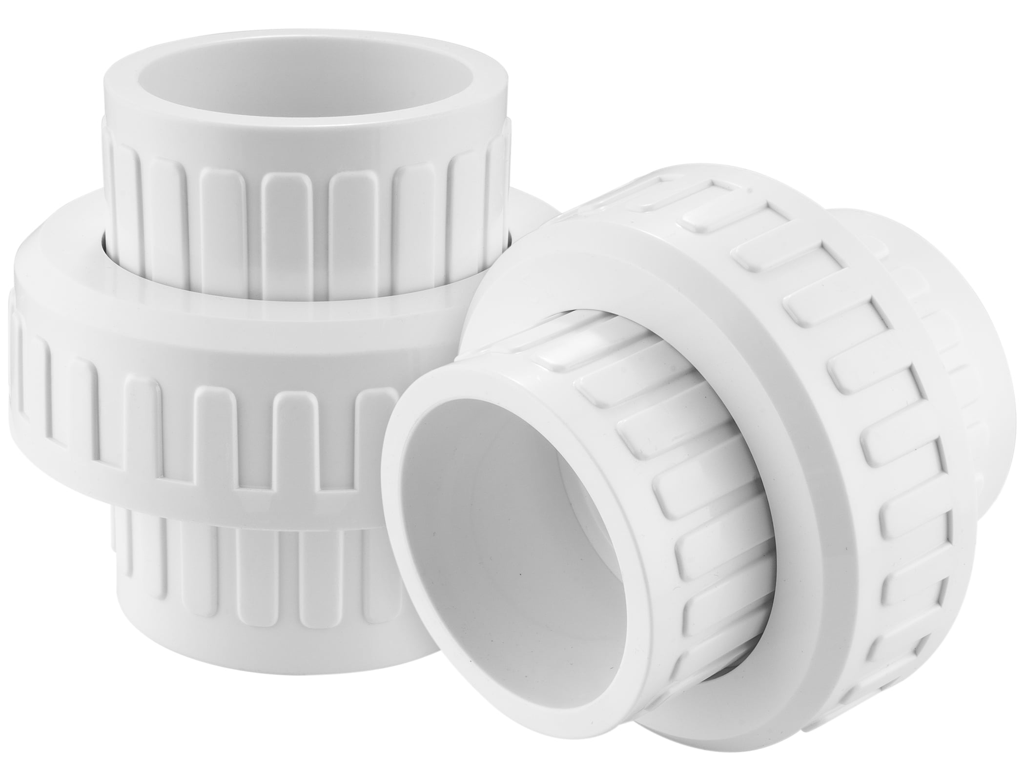 2" PVC Union Coupling Pipe Fitting (Socket x Socket) PVC Adapter ...